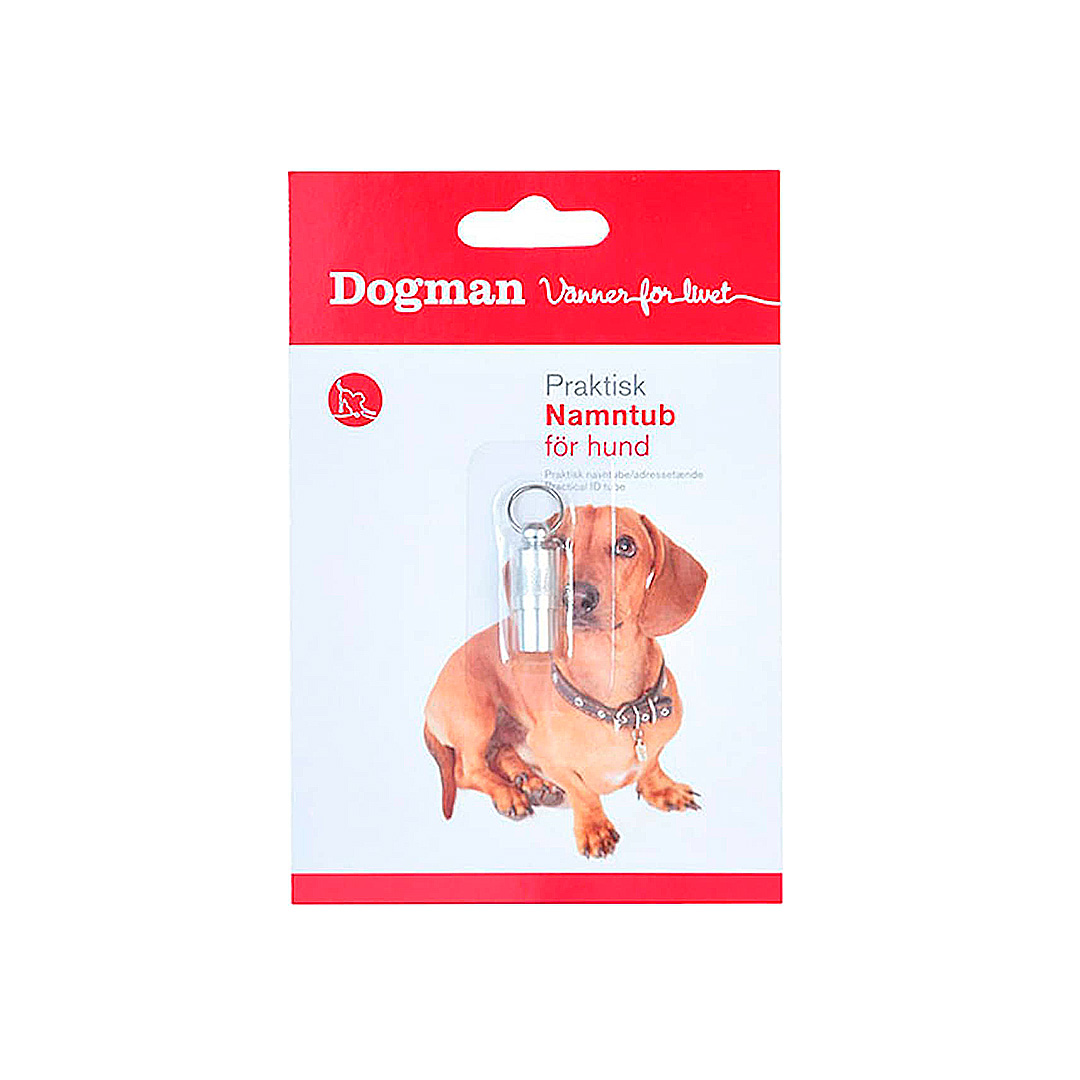 Dogman name tube for a dog - Green Trail Oy webstore