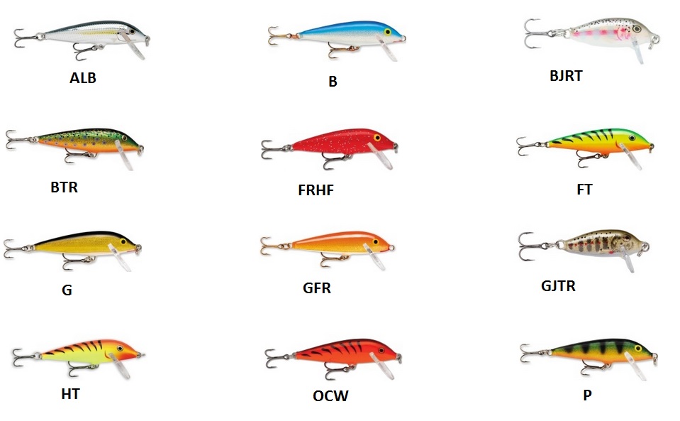 Rapala Wobbler CountDown Sinking 3cm - Green Trail Oy webstore