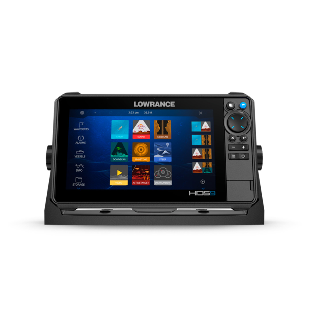 Lowrance HDS Pro combo unit with 9" Active Imaging 3-in-1 HD sensor ...