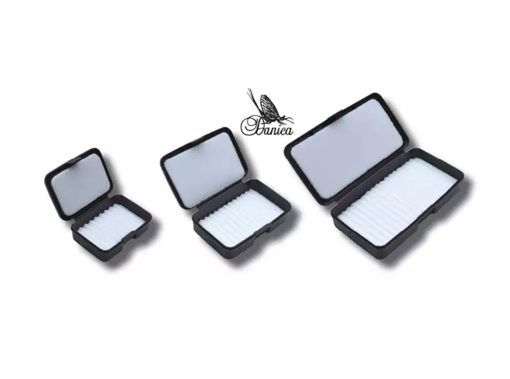 Danica fly box FLAT / RIPPLE FOAM - Green Trail Oy webstore