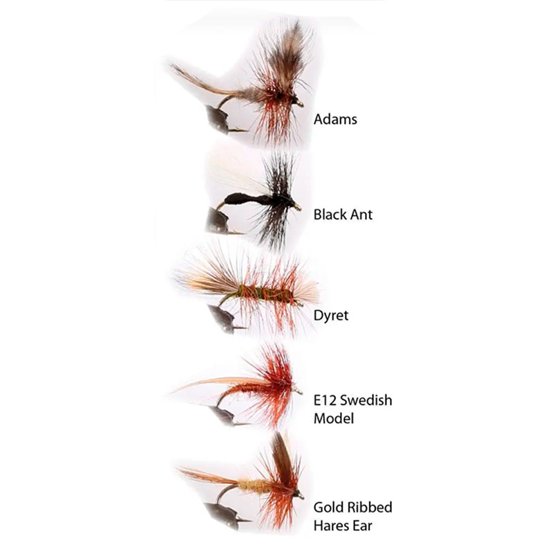 Wiggler 2 dry fly assortment - Green Trail Oy webstore