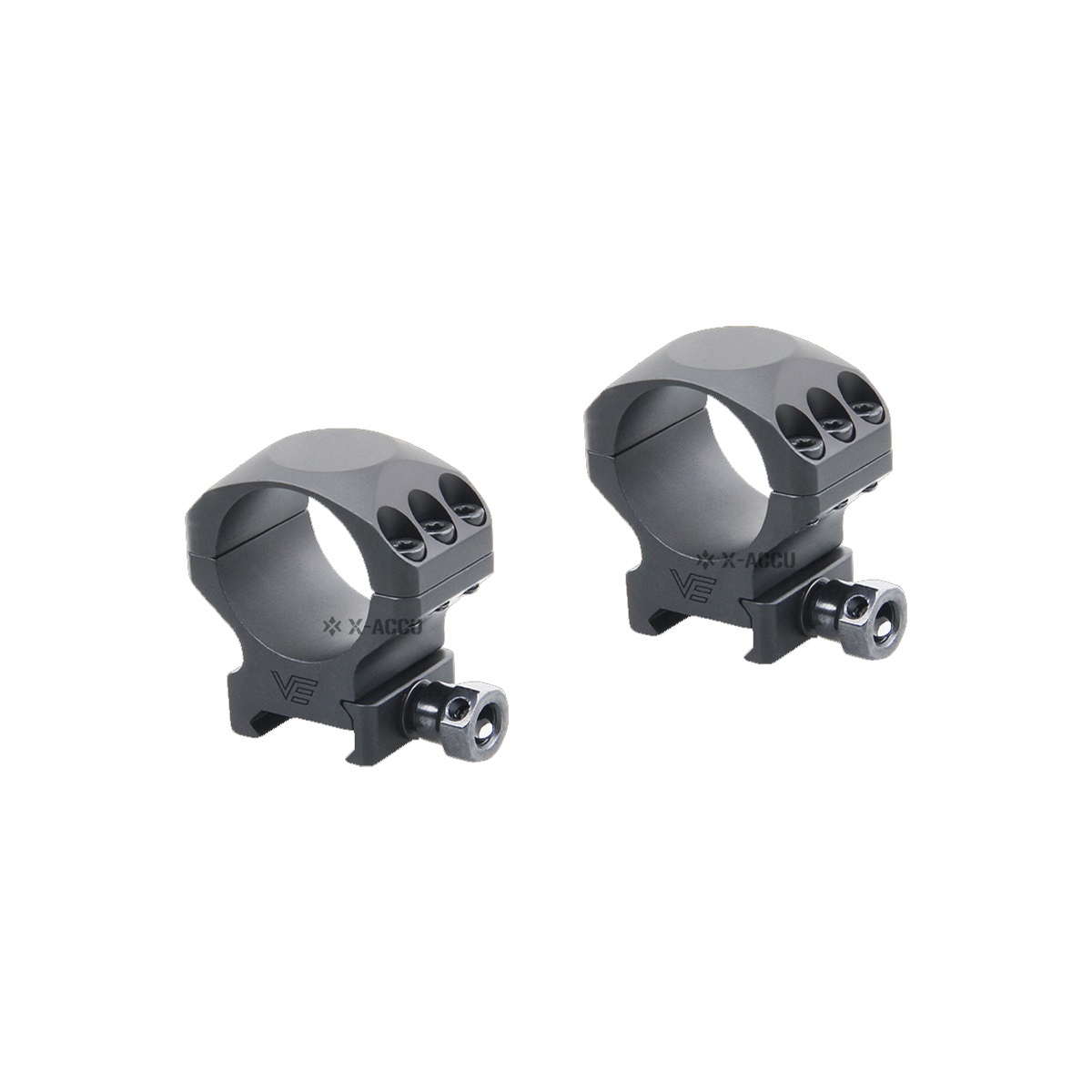 X-Accu 30mm 1" Low Profile Picatinny Scope Mounts - Green Trail Oy webstore